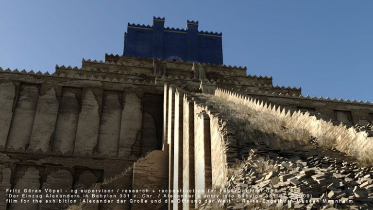 Archäologische 3D Rekonstruktion | Babylon | Fritz Göran Vöpel